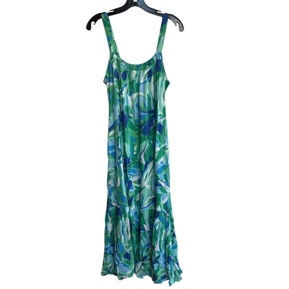 Goa Beachwear By Japna | Dresses | Goa Beachwear Ruffled Crinkle Midaxi ...